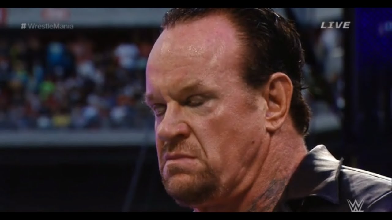 My Reaction of Undertaker Entrance at Wrestlemania 31 - look better he ...
