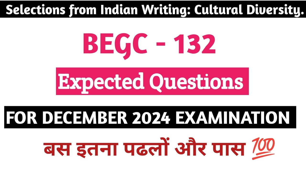 begc 132 important questions 2024 | BEGC 132 important questions with ...