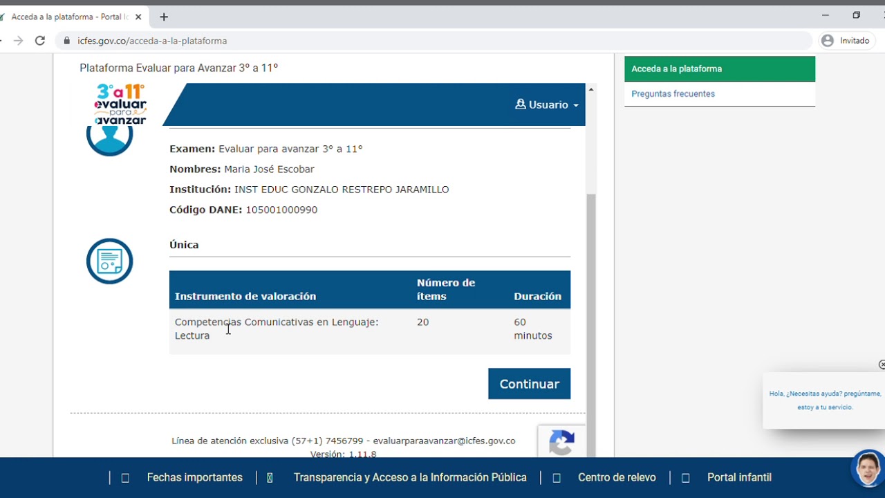 Tutorial Evaluar para Avanzar - YouTube