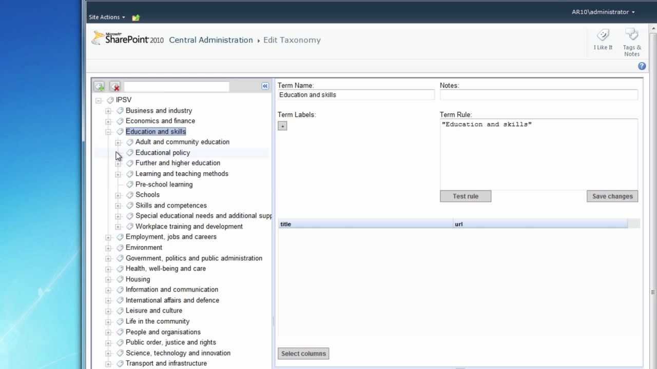 DQ01 - Taxonomy Manager - YouTube