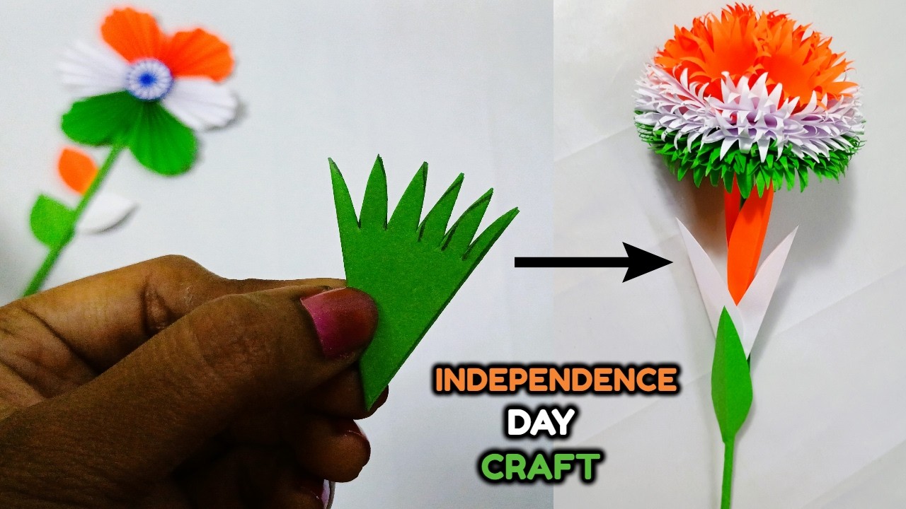 Independence Day Craft Ideas for School | Tricolour Craft Ideas | Paper ...