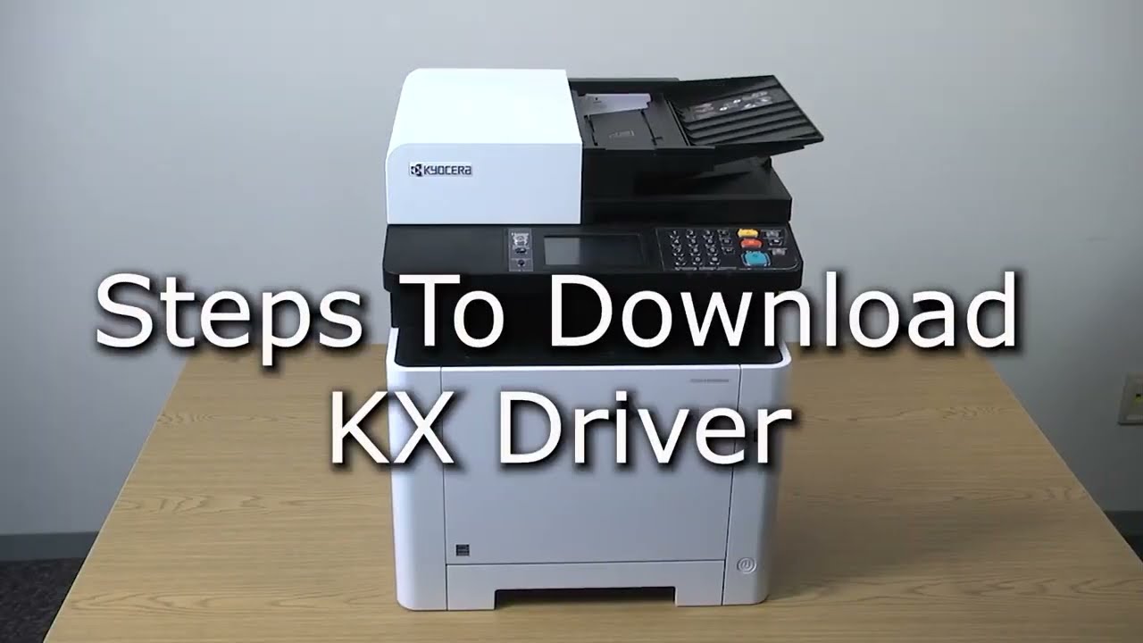 KYOCERA ECOSYS M5526cdw KX Sürücü İndirme ve Kurulum - YouTube