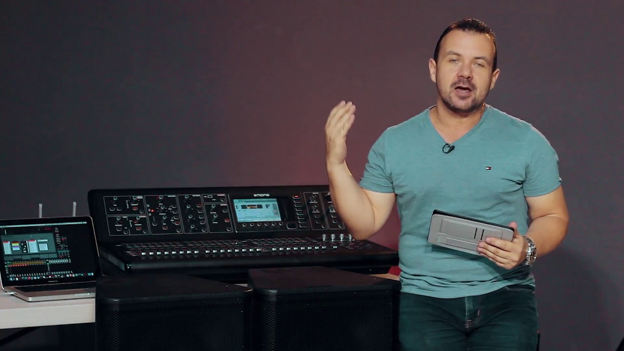 Maneja desde tu tablet la Midas M32 - YouTube