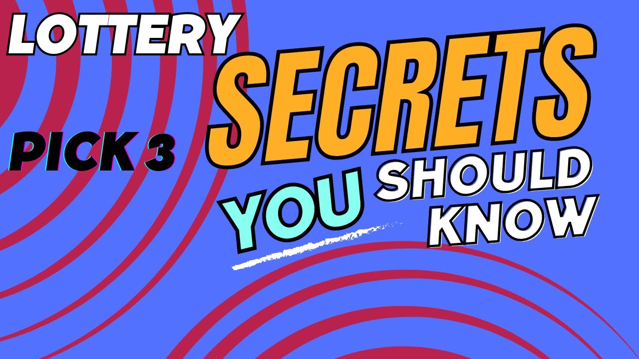 Pick 3 Lottery Secrets You Should Know - YouTube