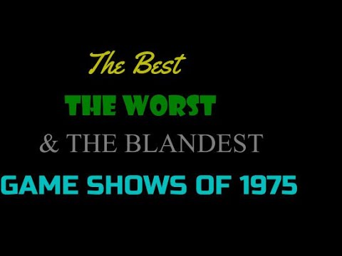 Best, Worst and Blandest Game Shows of 1975 - YouTube