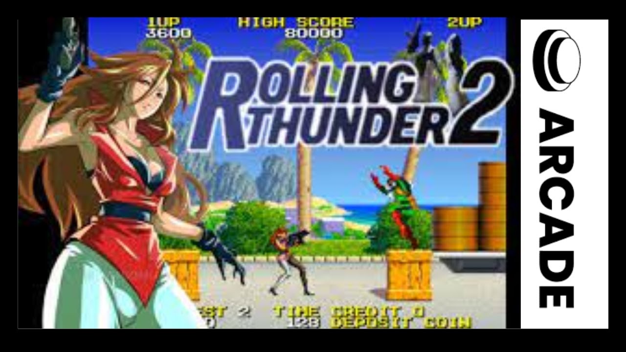 🎮 ROLLING THUNDER 2 - ( ARCADE - 1991 ) - GAMEPLAY COMPLETA - YouTube
