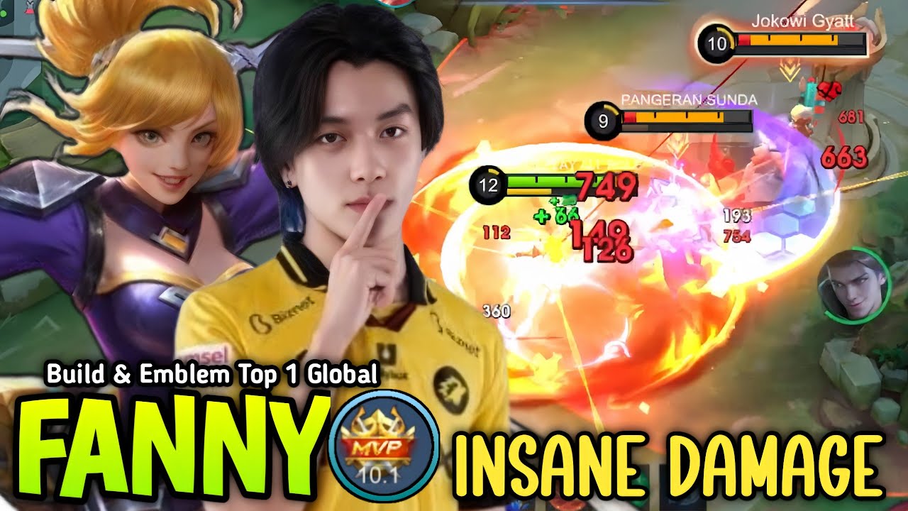 FANNY USERS YOU MUST TRY THIS NEW 1 SHOT BUILD FROM ONIC KAIRI 😱 - BUILD TOP 1 GLOBAL FANNY ...