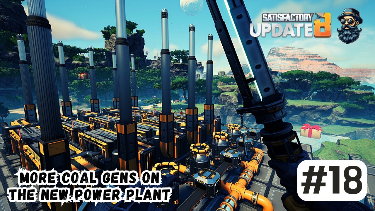 Satisfactory #18 More Coal Generators on the new Power Plant | Update 8 ...