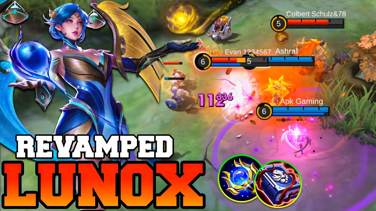 Lunox Revamp Tutorial Gameplay Guide !! MLBB Lunox Best Build 2023 ...
