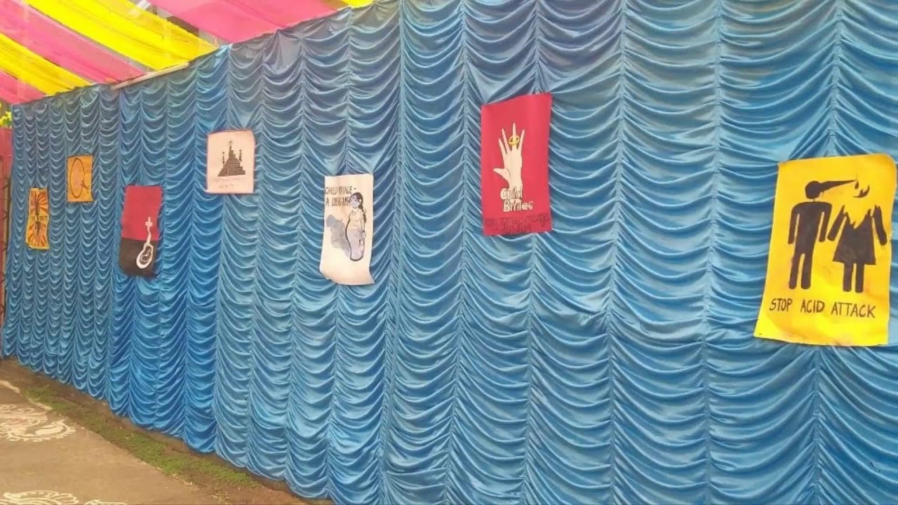 Saraswati Puja[2020] Madam Query Girl's Hostel (UIT ) - YouTube