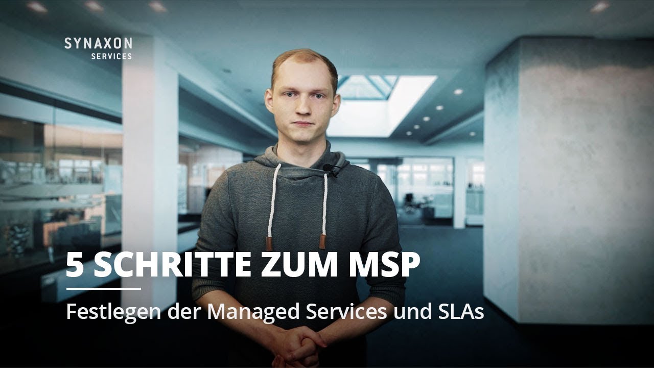 5 Schritte zum MSP: Festlegen der Managed Services und SLAs - YouTube