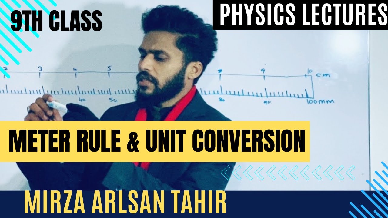 Meter Rule | Unit conversion | Basic concepts | physics lectures - YouTube