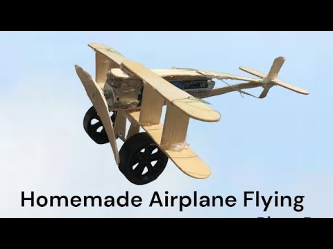 How to Make DIY Electric Airplane at Home |Homemade Airplane Flying ...