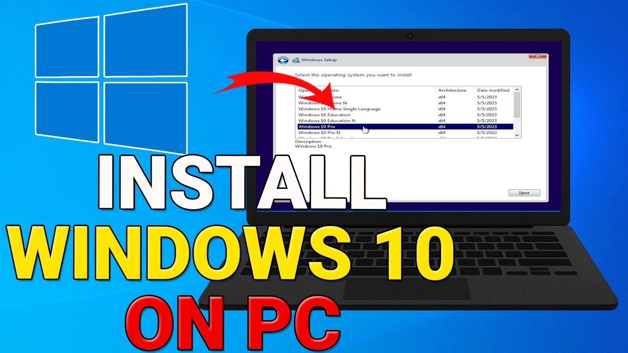 How to Install Windows 10 on a PC or Laptop Using a USB Drive (Step-by ...