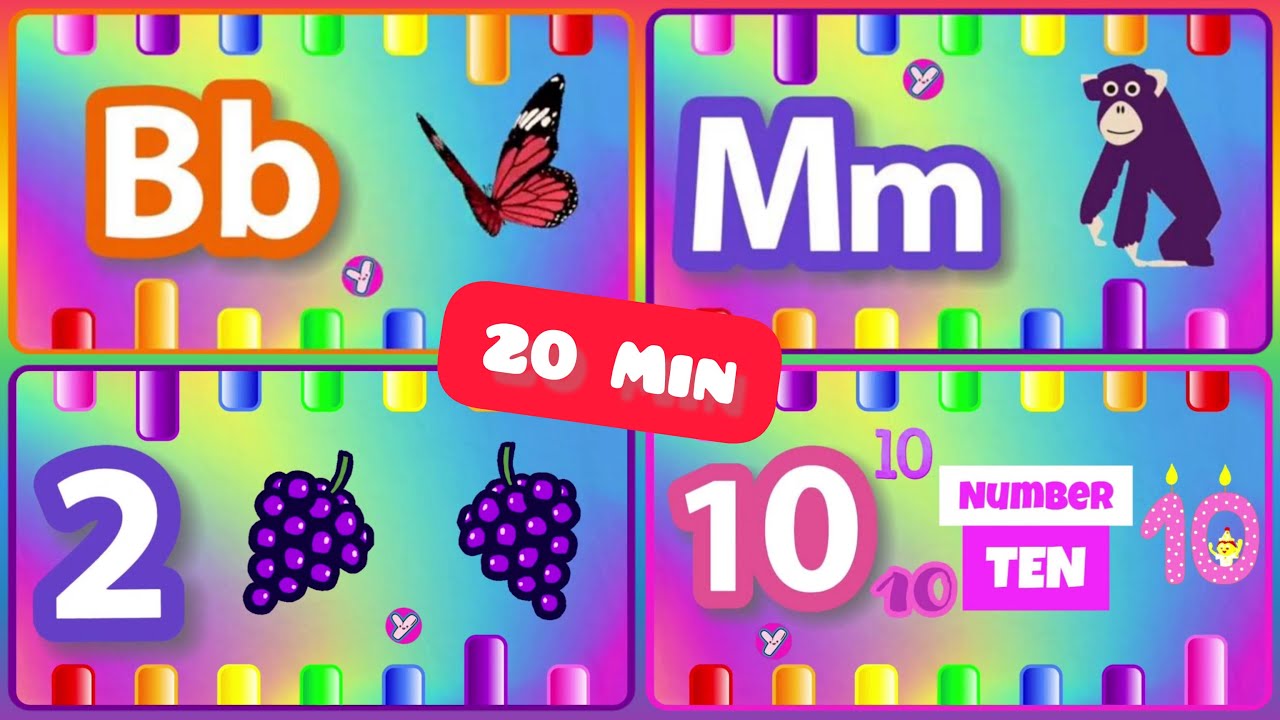 ABC Phonics for Kids | A for Apple Alphabet Song | 123 Song | Learn ...
