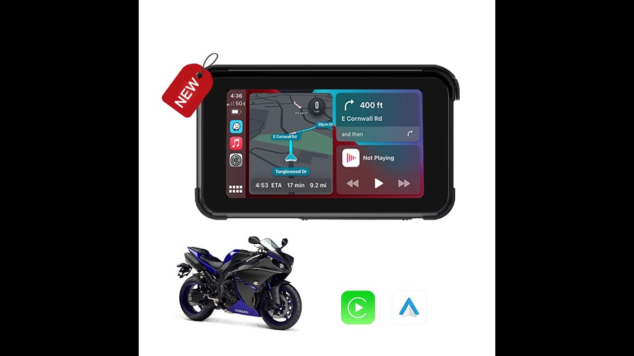 Portable Motorcycle Autocycle Multimedia Motorcycle CarPlay Android ...