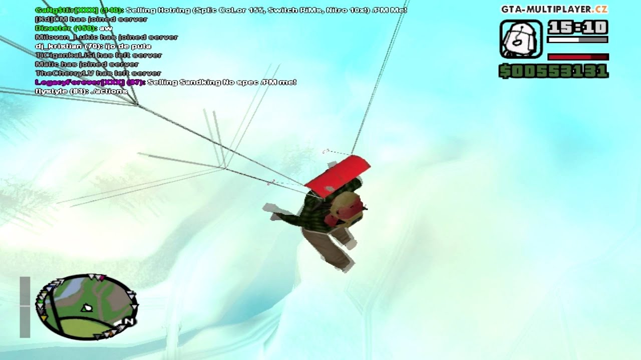 GTA SA SAMP Basejump from Blue Hell to San Andreas 2