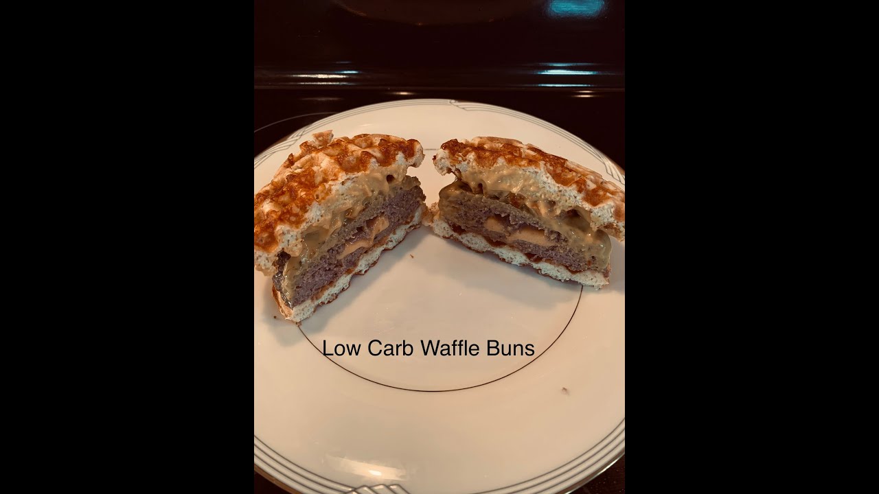 Low Carb Keto Style Chaffle Buns - YouTube