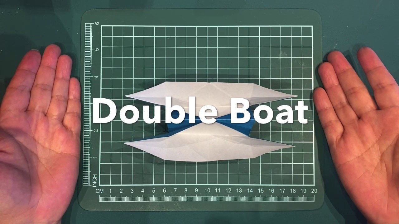 Double Boat // Origami (Japanese Paper Art) - YouTube