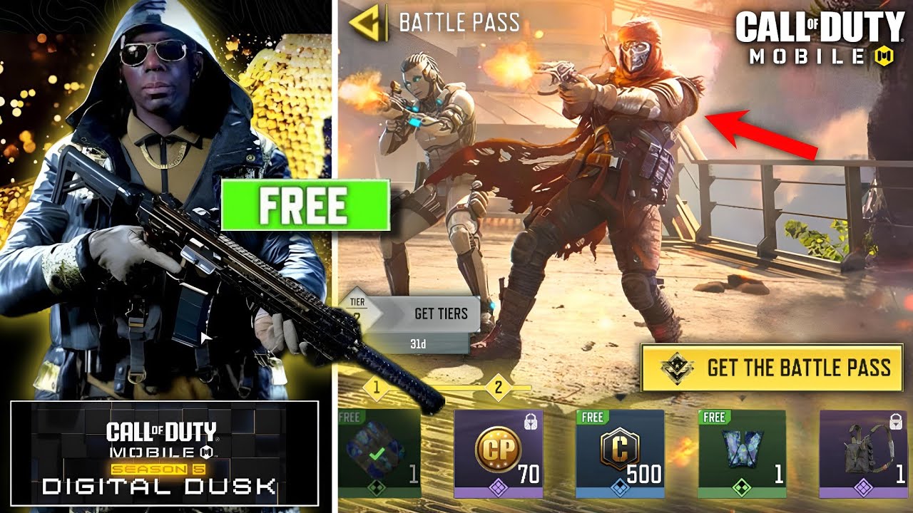 *NEW* Season 5 Main Themed Character Skin + Tier 1 to 50 All New Battle ...