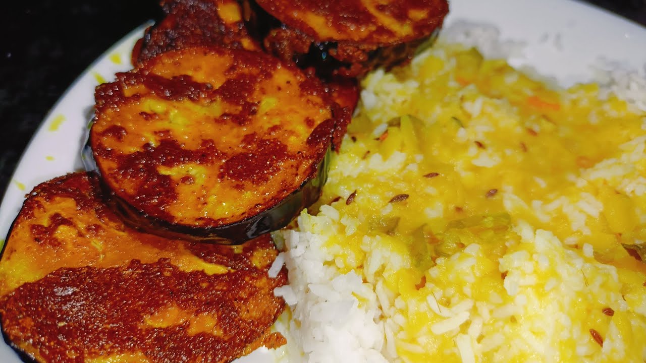 Baingan Fry Recipe-How to Make Bringal Fry-Eggplant Fry-Begun Bhaja ...