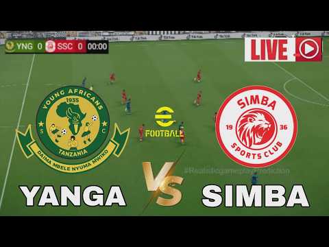 🎮 Yanga vs Simba | NBC Premier League 2026 | Today's Match Simulation PES2021 