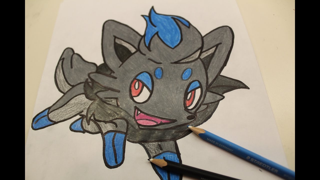 Zorua Drawing - YouTube