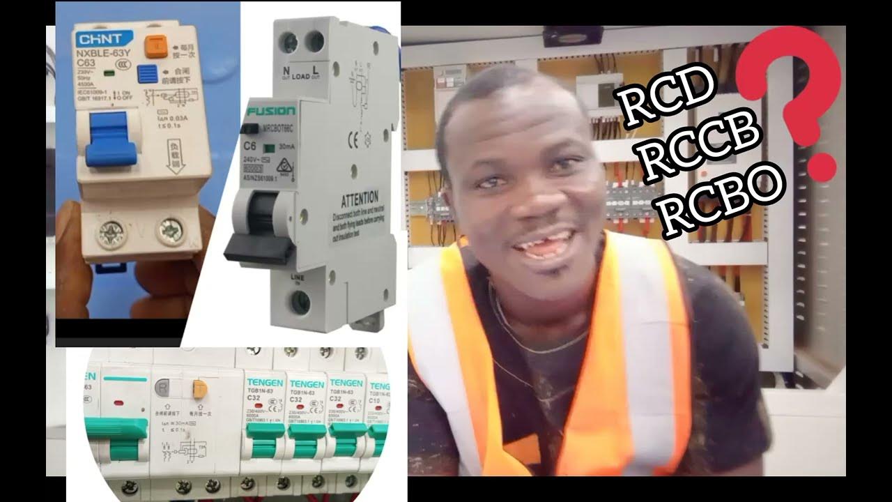 What is RCD? RCCB,RCBO Detailed Explanation - YouTube
