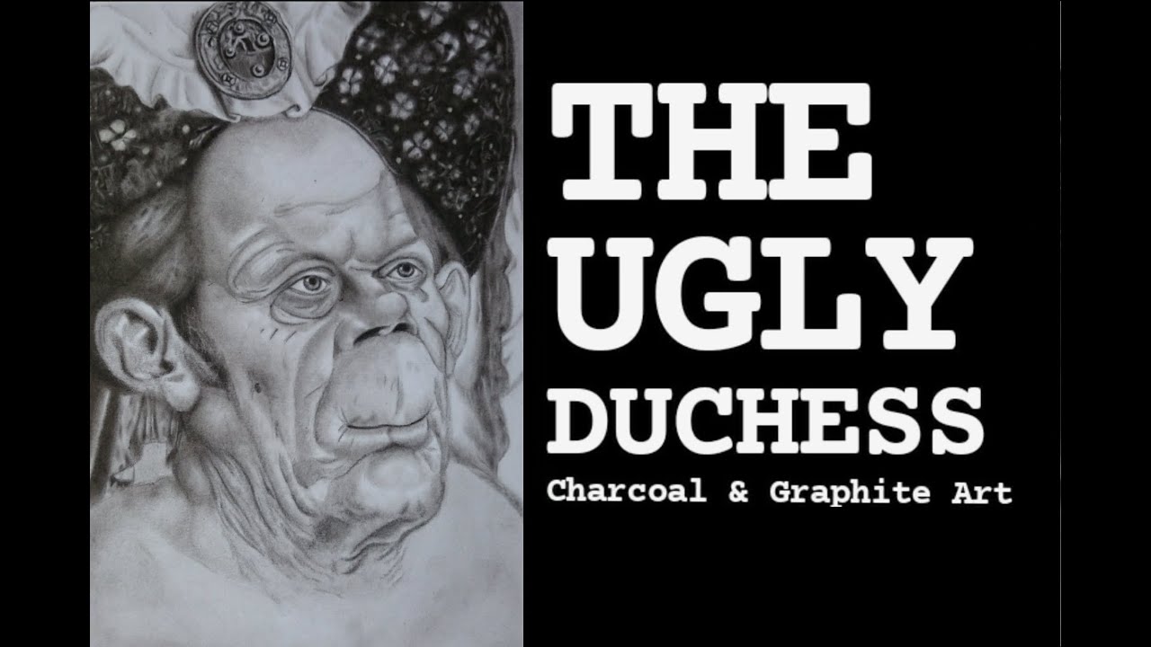 The Ugly Duchess (1513) by Quentin Matsys | Charcoal and Graphite Art ...