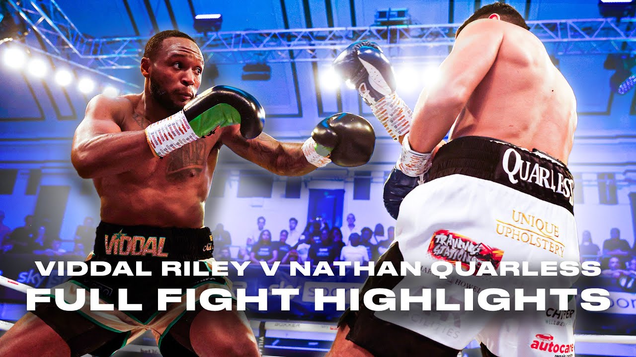 English Champion In Emphatic Fashion! | Viddal Riley vs Nathan Quarless ...