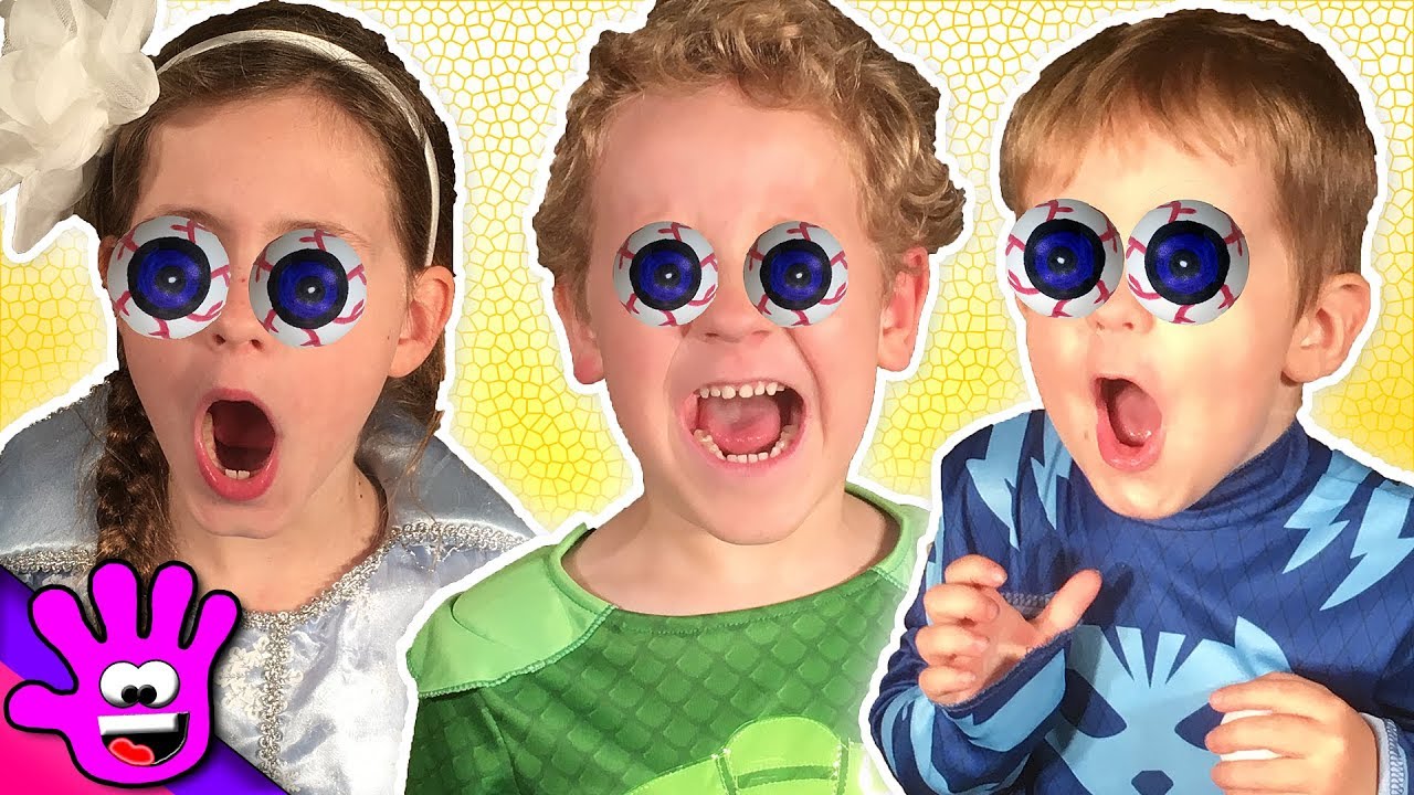 Eyeball Ping Pong Relay Race for Halloween - YouTube