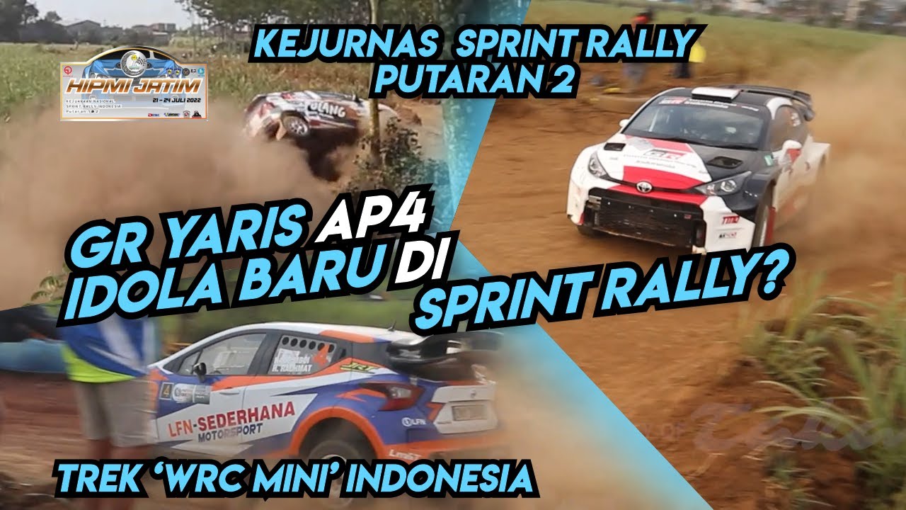 TREK 'WRC MINI' INDONESIA, HADIR GR YARIS AP4 | KEJURNAS SPRINT RALLY ...