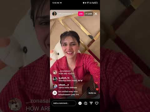 Nehaal Naseem Instagram live video 2024 - YouTube
