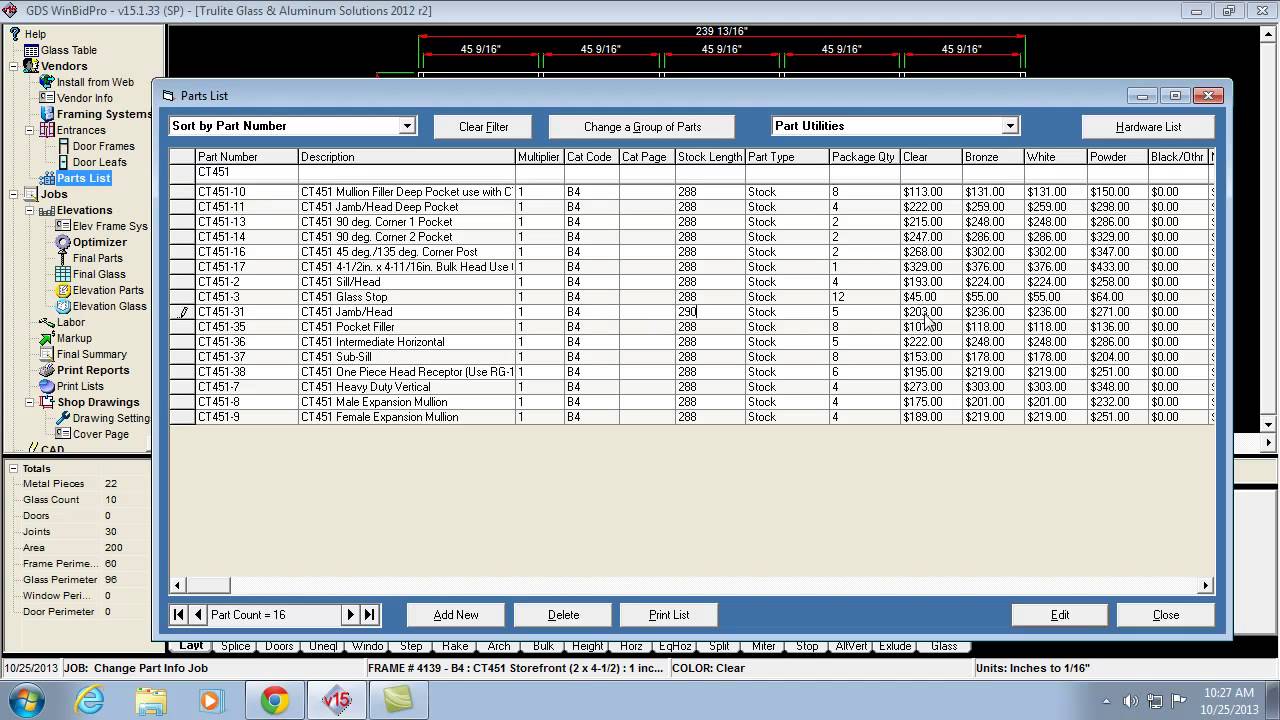 Updating Job Parts in WinBidPro v15 - YouTube