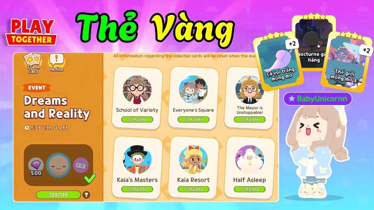 Play Together | Uni Đã Làm Điều Này Để Có Thẻ Vàng Hiếm Trong Mùa Thẻ ...