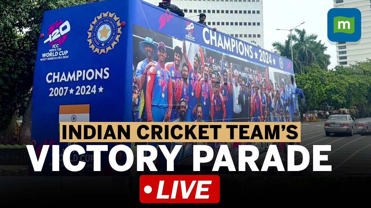 LIVE | Indian Cricket Team Victory Parade | Wankhede Stadium, Mumbai ...