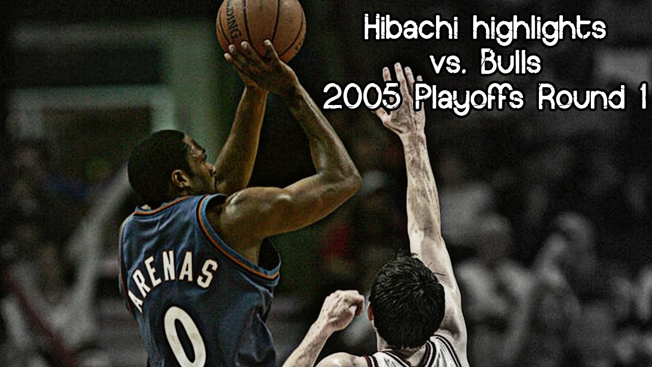 Gilbert Arenas 16 pts & game-winner (2005 NBA Playoffs R1G5 ...