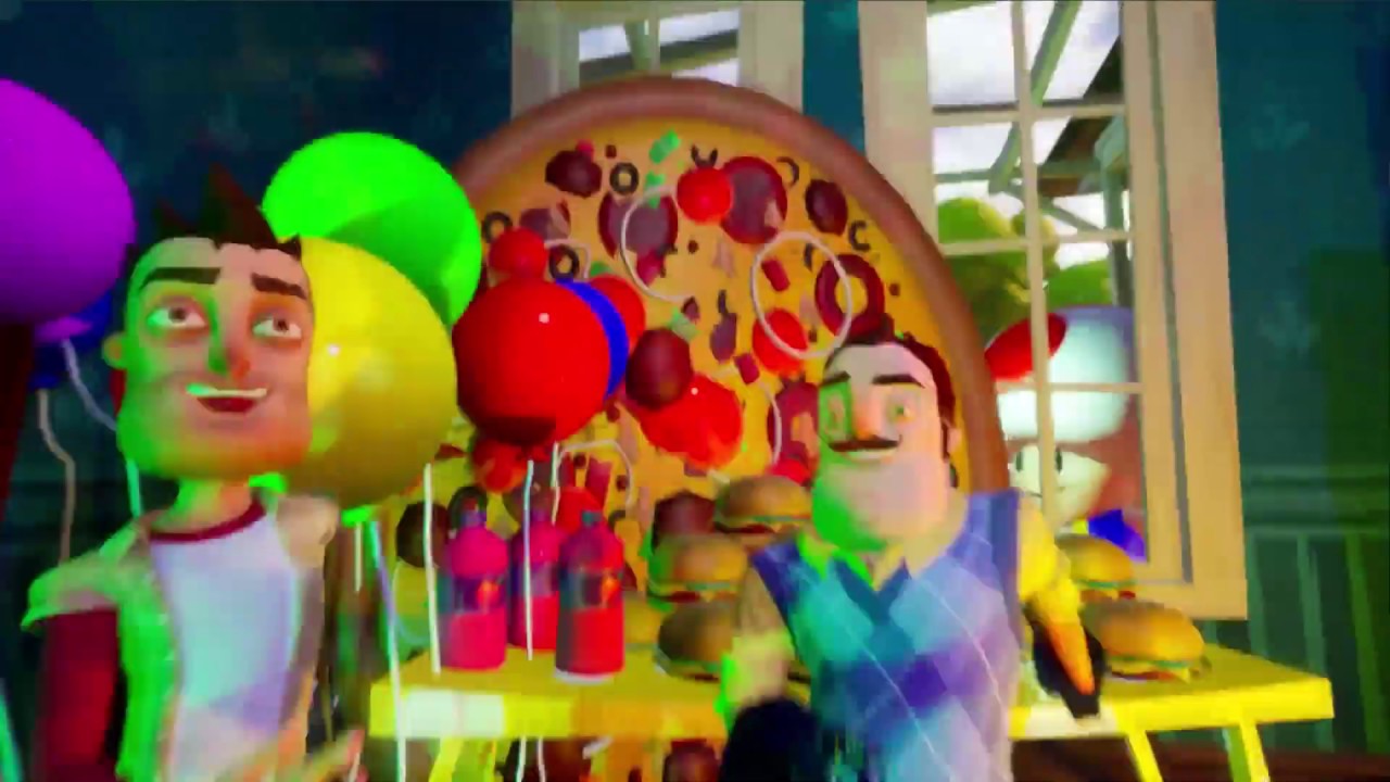 Hello Neighbor Birthday Party!! - YouTube