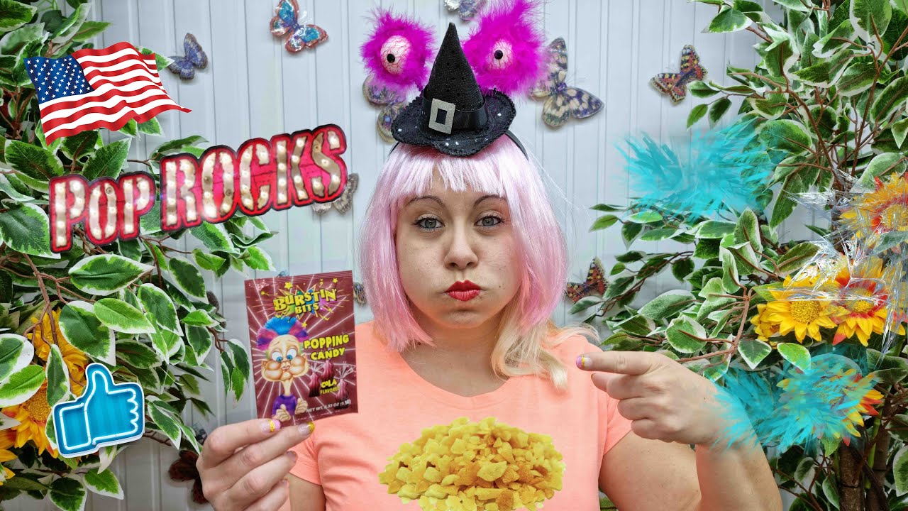 Witch Eating Popping Candy / Pop Rocks / Cola Flavors - YouTube