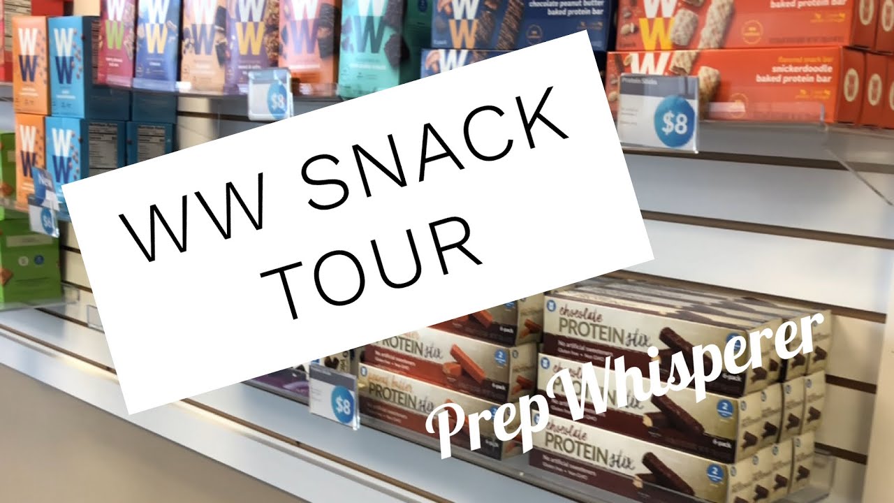 WW snack tour !! Snacks available at my Weight Watchers Studio !! - YouTube