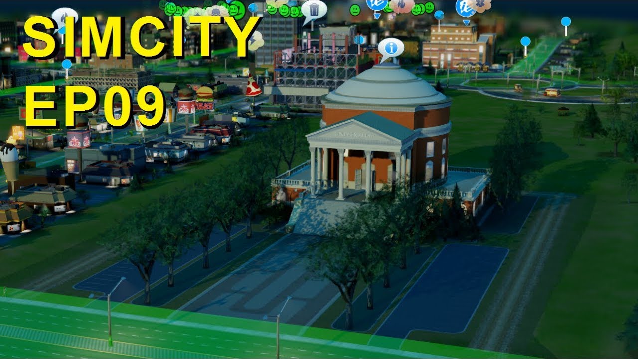 Simcity Ep09 :: University, Upgrade Roads and Unlimited Water :: The ...