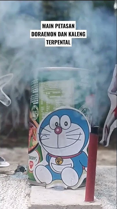 MAIN PETASAN DORAEMON TERPENTAL BERSAMAAN DENGAN KALENG - YouTube