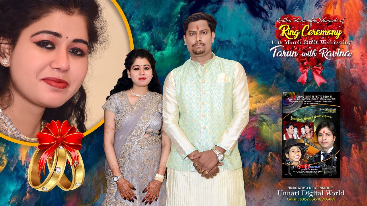TARUN with RAVINA | Ring Ceremony | 9305253545 | Anoop Bharatvanshi ...