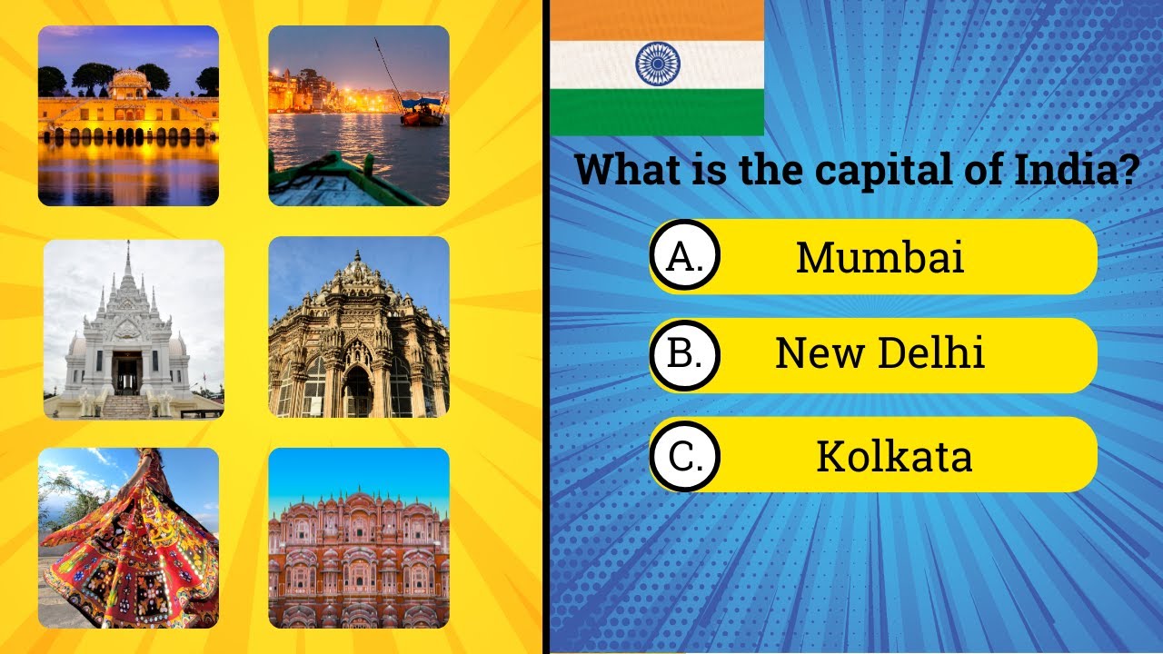 How good is your general knowledge about India? 🇮🇳🇮 | General Knowledge ...