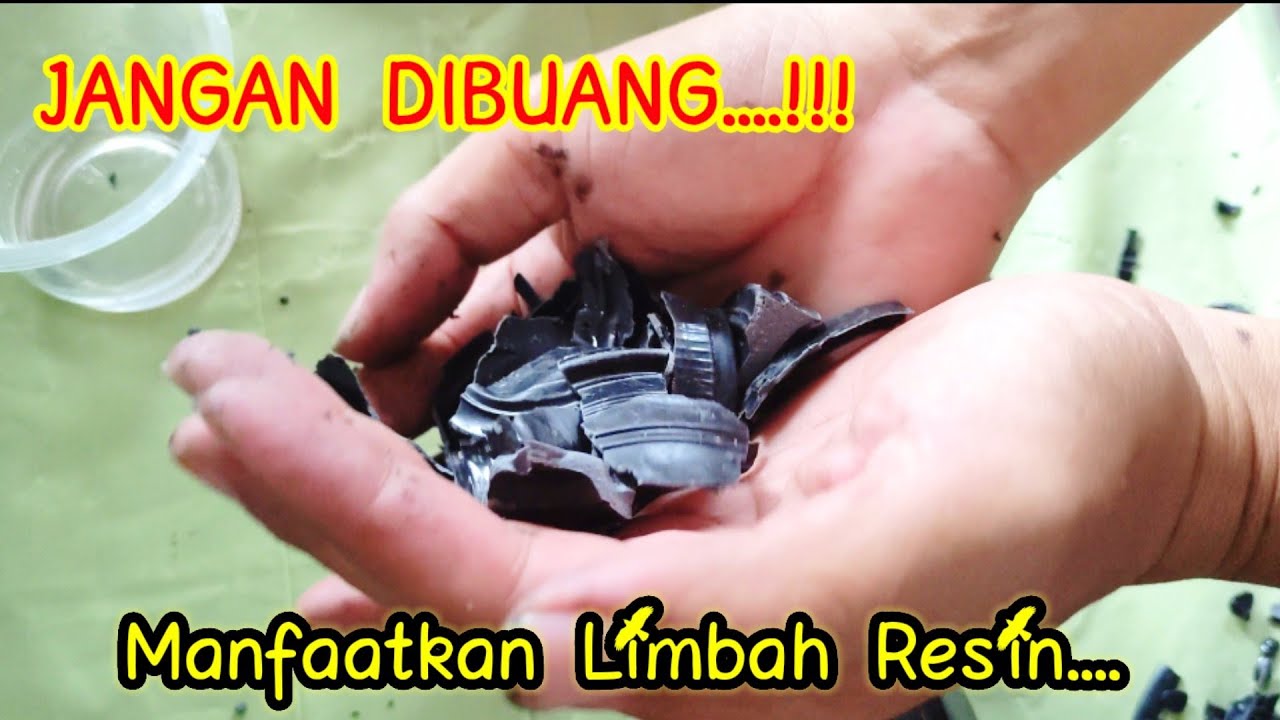 Manfaatkan Limbah Resin Bekas Adukan Hemat bahan hemat biaya...Irit ...