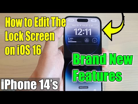 iPhone 14's: How to Edit the Lock Screen - New to iOS 16 - YouTube