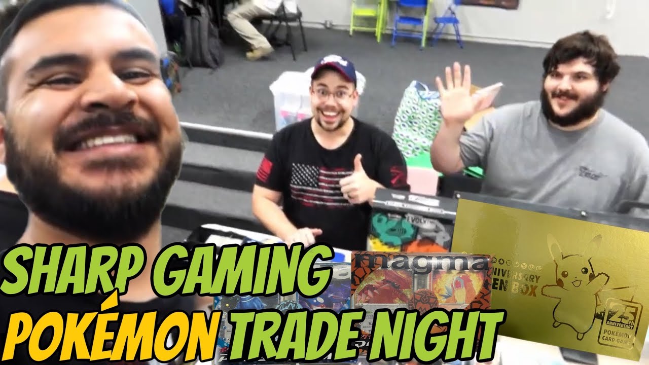 Sharp Gaming Pokémon Trade Night - YouTube