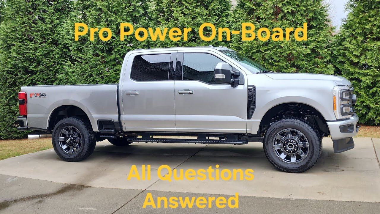 2023 Super Duty Pro Power On-Board - All Questions Answered - YouTube