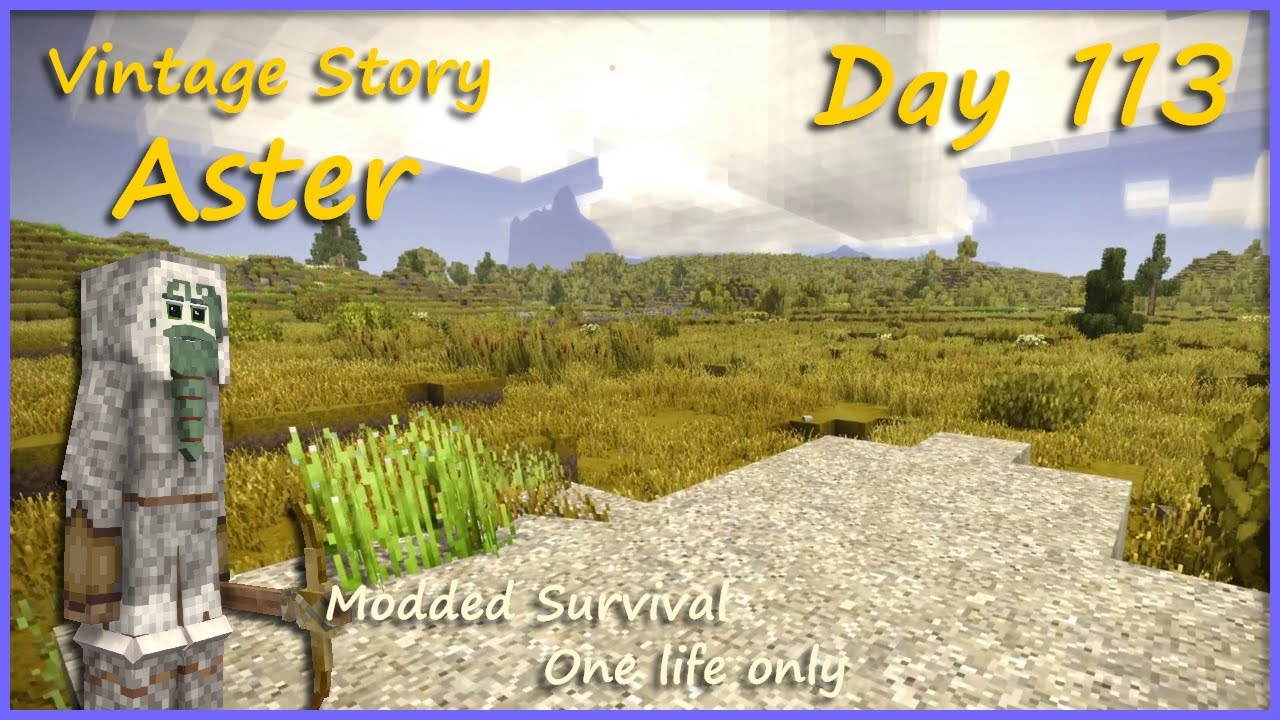 Aster Day 113 | Hardcore Modded Survival | No Commentary - YouTube