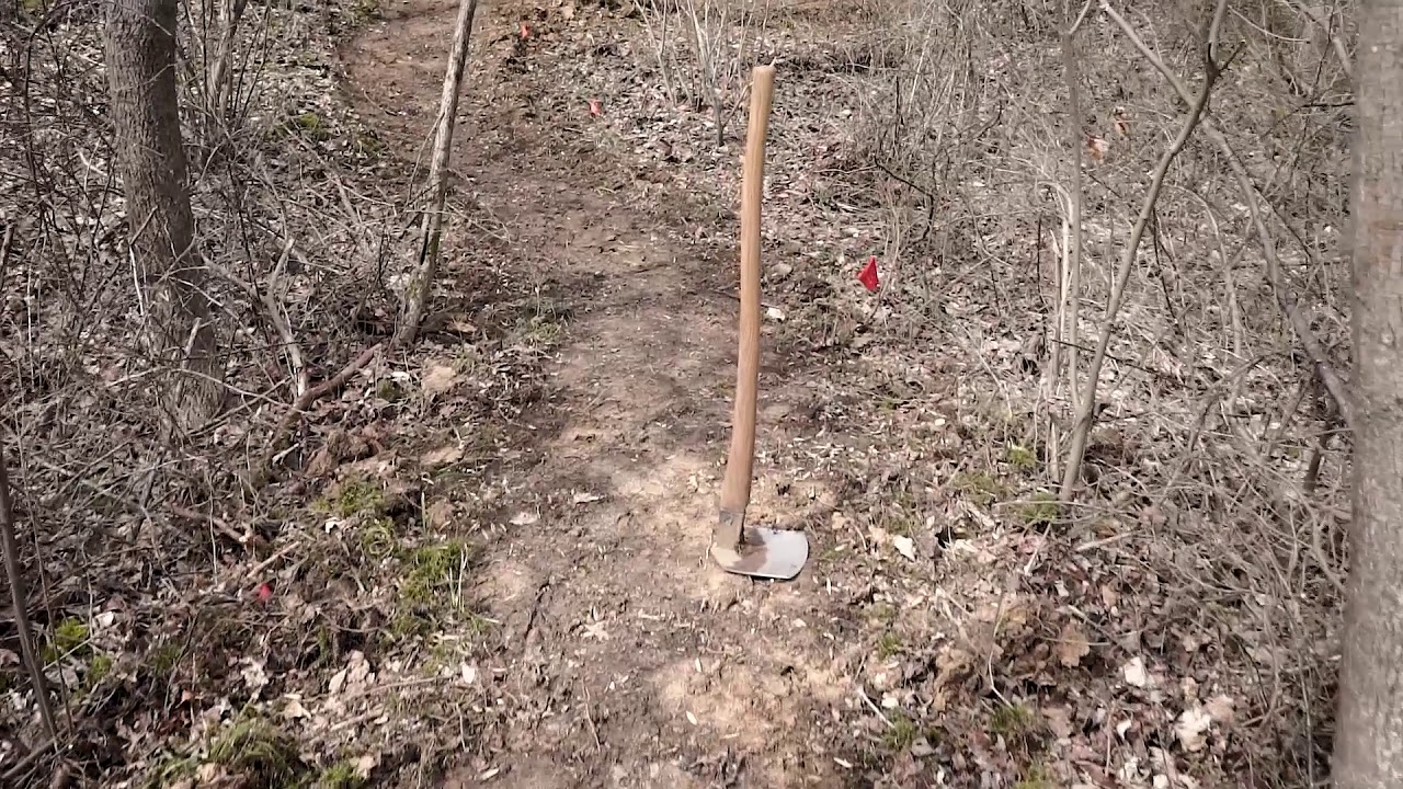 Digging MTB Trail at Harmonie State Park - YouTube